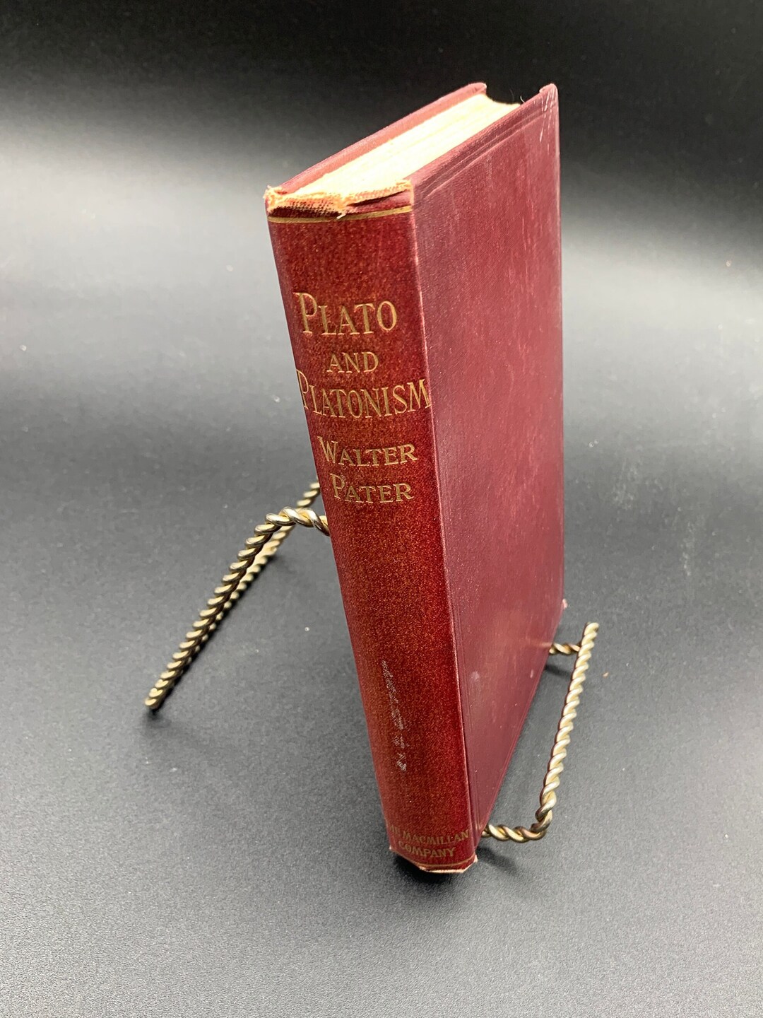 Plato and Platonsim: a Series of Lectures by Walter Pater - 1901 First ...