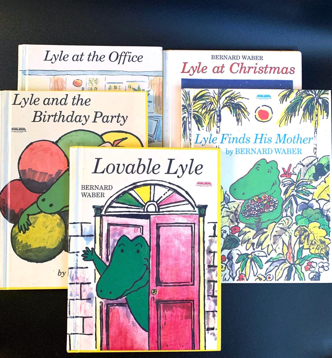 Vintage Lyle the Crocodile by Bernard Waber Perma-bound Book Set of 5 ...