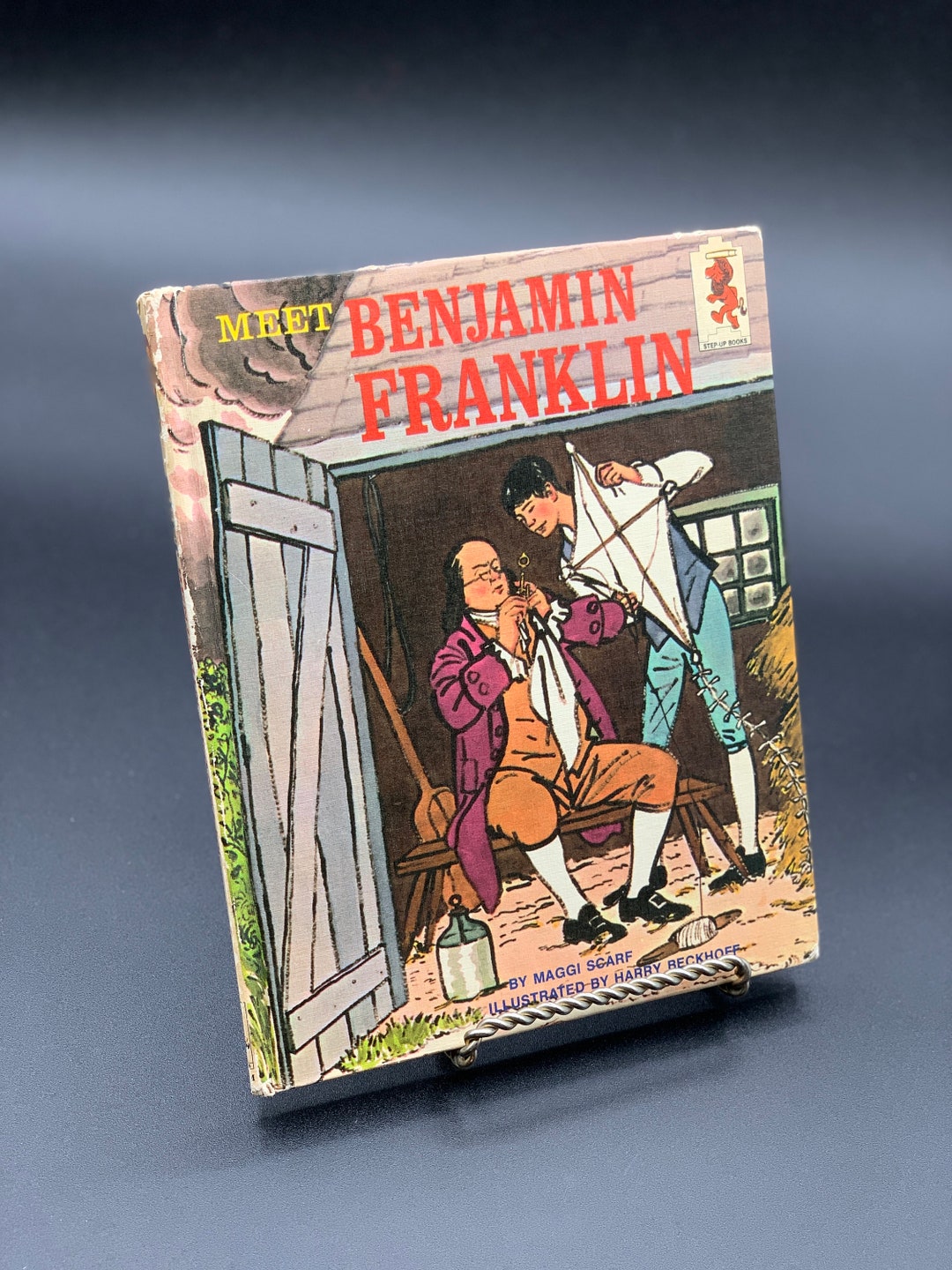 Step up Books: Meet Benjamin Franklin by Maggi Scarf 1968 Vintage ...