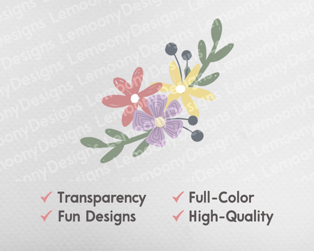 30 Spring Digital Stickers, PNG Stickers, Printable Stickers, Seasonal ...