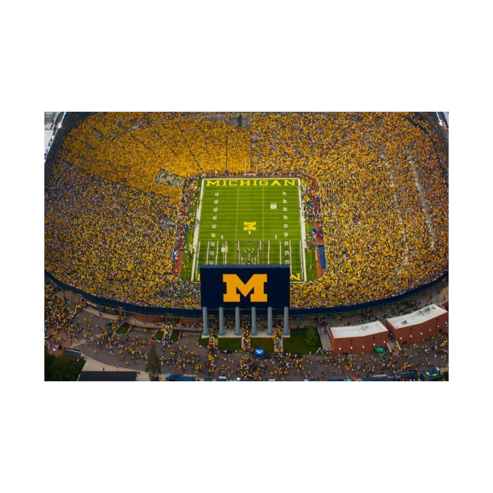 Michigan Wolverines Stadium Posters the Big House Football - Etsy