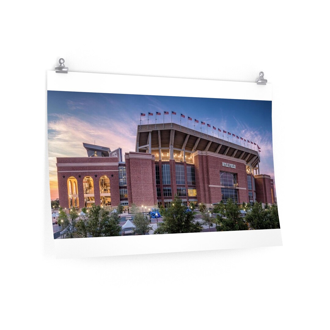 Texas A&M Aggies Stadium Posters Kyle Feild Football Stadium - Etsy
