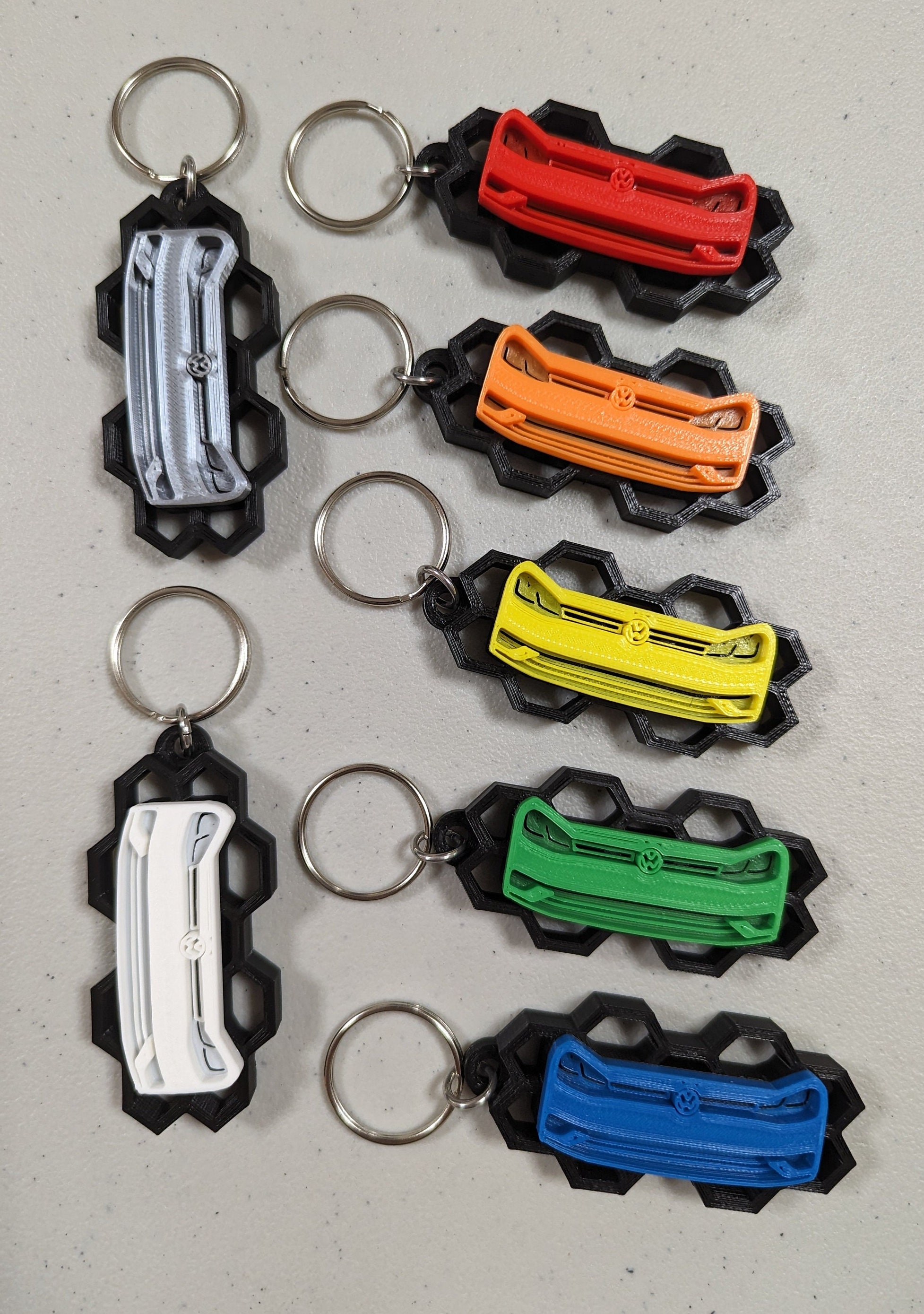 Vdub Golf 7 Front Bumper Keychain / Keyring - 3D Printed - Etsy
