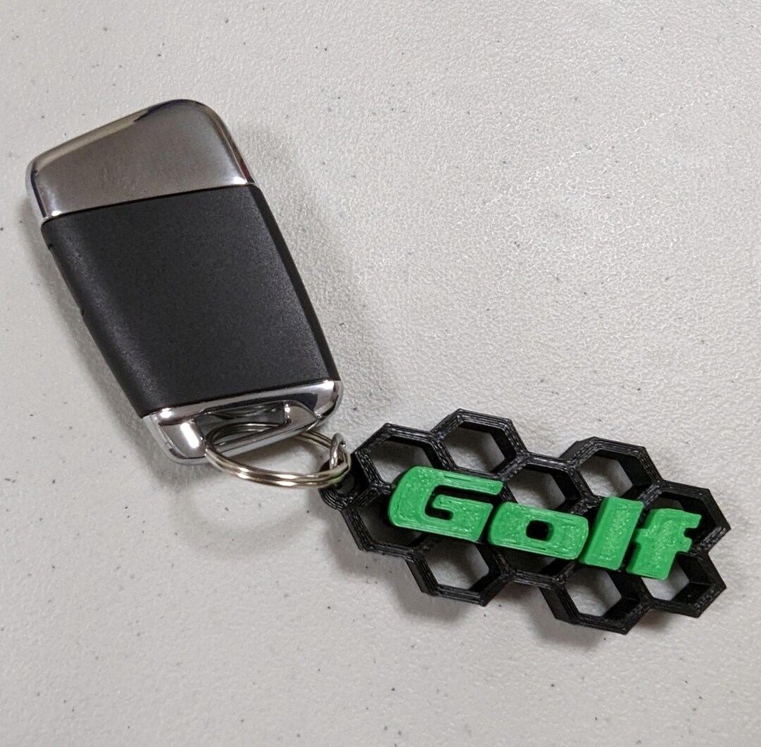 Vdub Golf Keychain / Keyring - 3D Printed - Etsy