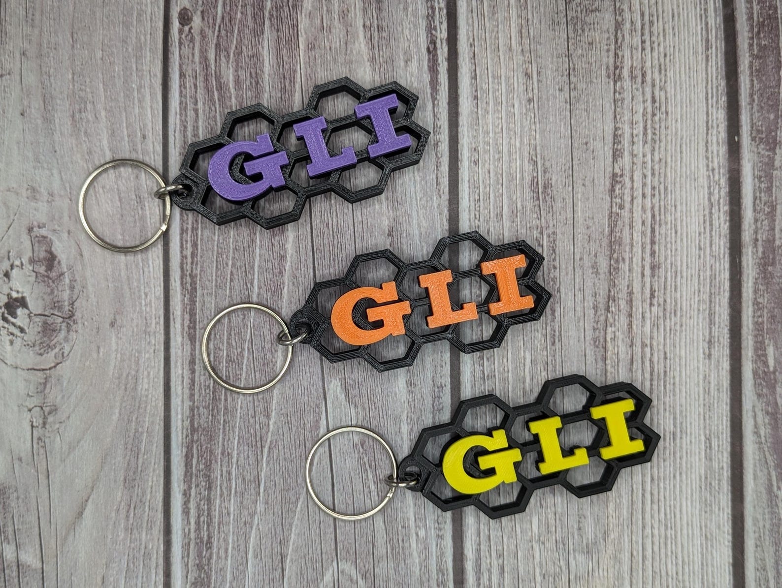 Custom GLI Keychain, 3D Printed High-quality, Perfect Gift for Jetta ...