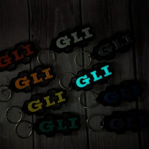 Custom GLI Keychain, 3D Printed High-quality, Perfect Gift for Jetta ...