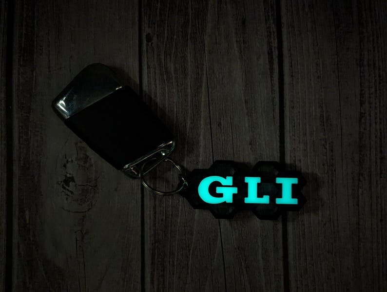 Custom GLI Keychain, 3D Printed High-quality, Perfect Gift for Jetta ...