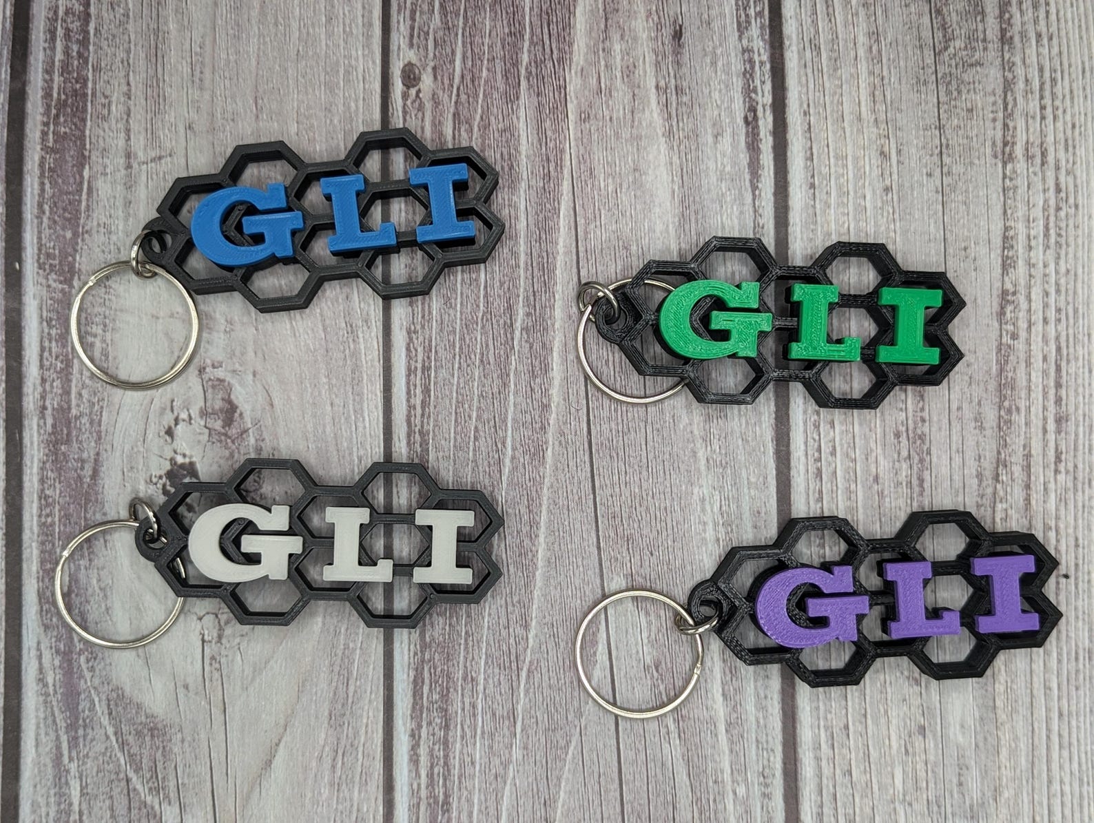 Custom GLI Keychain, 3D Printed High-quality, Perfect Gift for Jetta ...