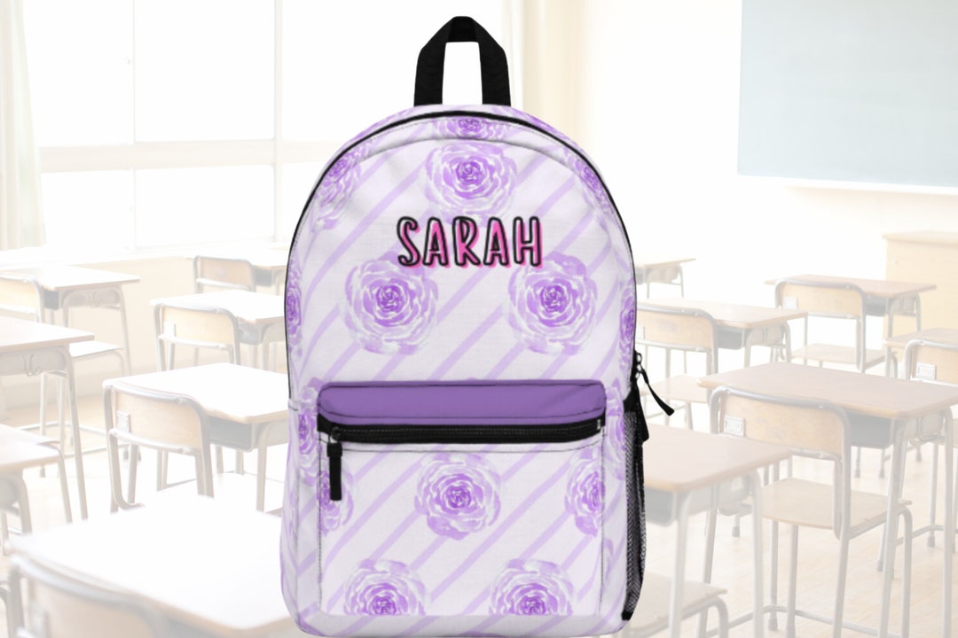 Personalized School Backpack for School Girl Customized - Etsy