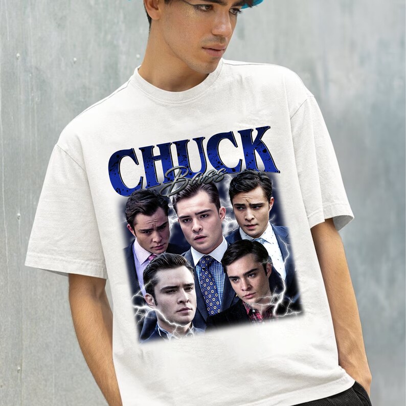Retro Chuck Bass Shirt, Chuck Bass Gossip Girl Shirt, Chuck Bass T ...