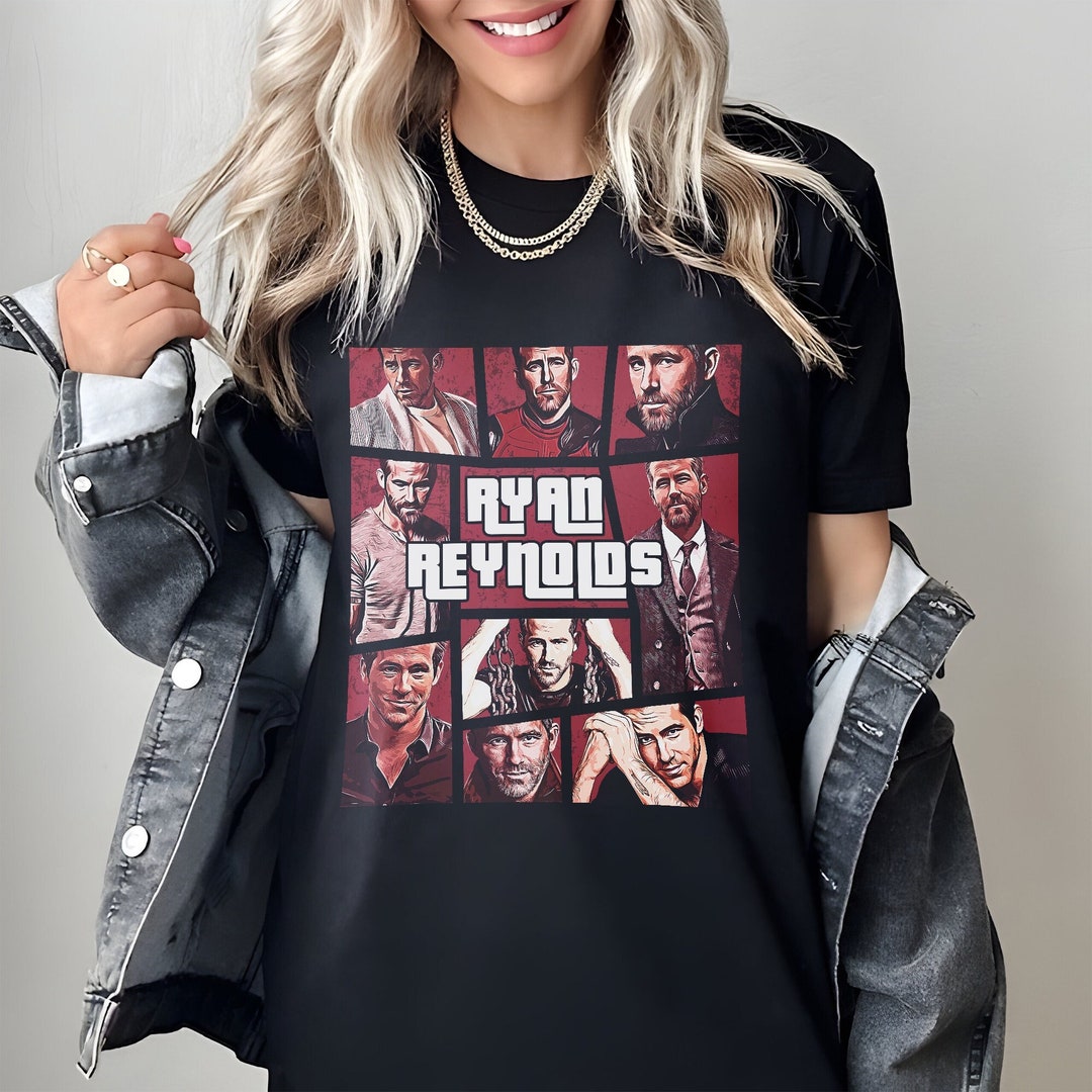 Retro Ryan Reynolds Shirt Ryan Reynolds T-shirt Ryan - Etsy