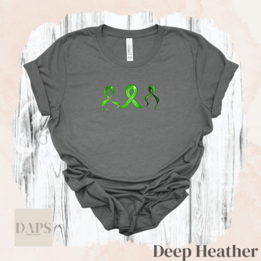 Lyme Disease Awareness Ribbons Shirt, Lyme Disease Shirt, Green Ribbon ...