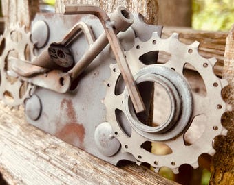 Art, Motorcycle, Scrap Art, Metal,recycled - Etsy