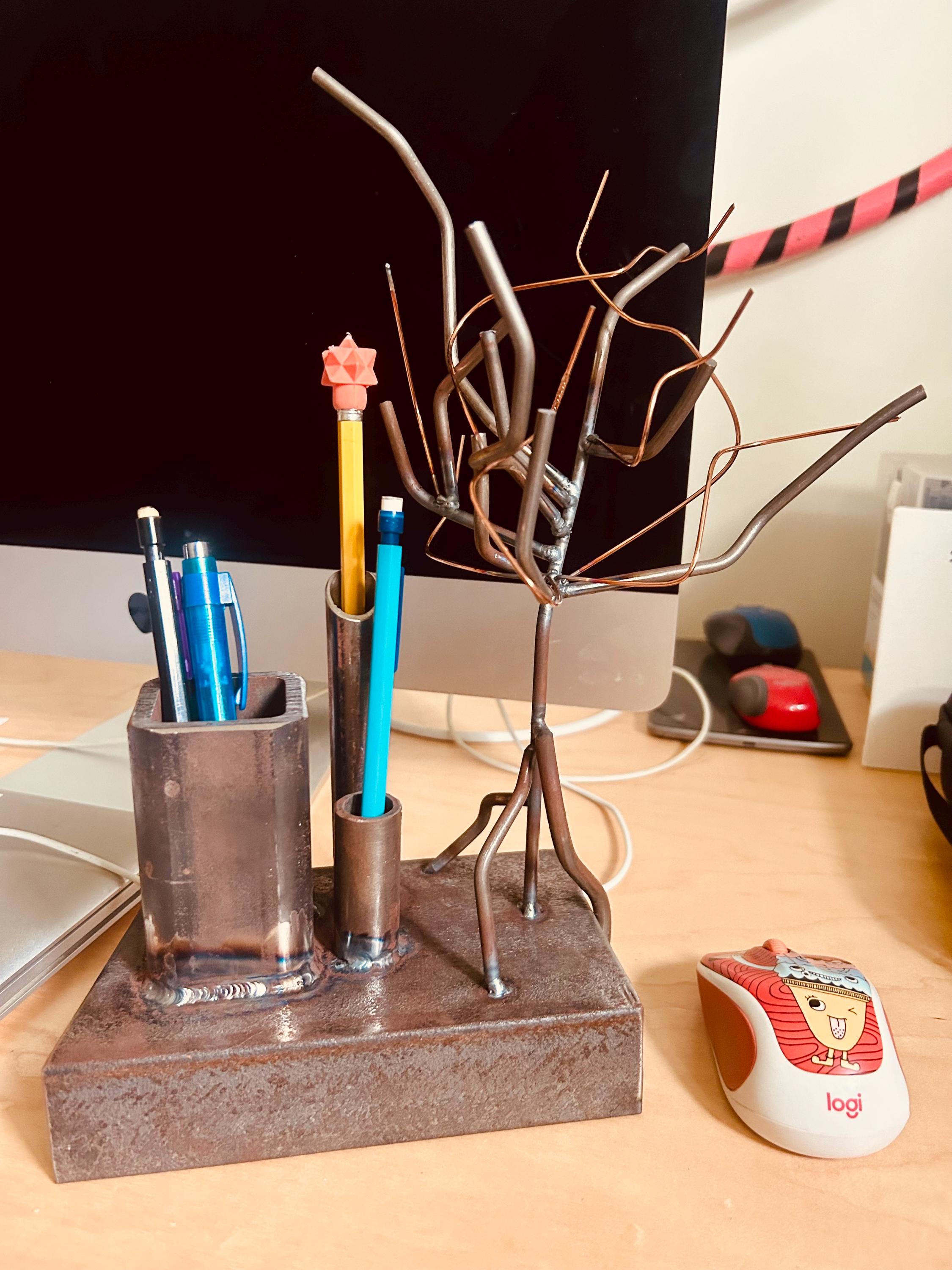 Metal Tree Desk Organizer - Etsy