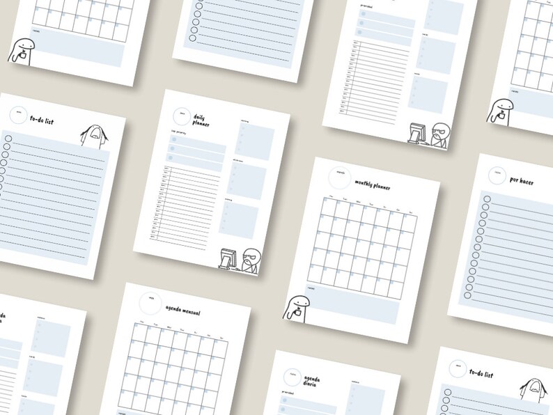 Printable Planning Sheets | to Do List | Meme Planner | Funny Planner ...