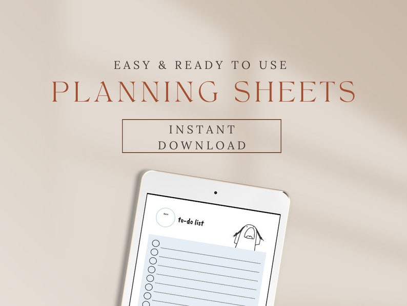 Printable Planning Sheets | to Do List | Meme Planner | Funny Planner ...
