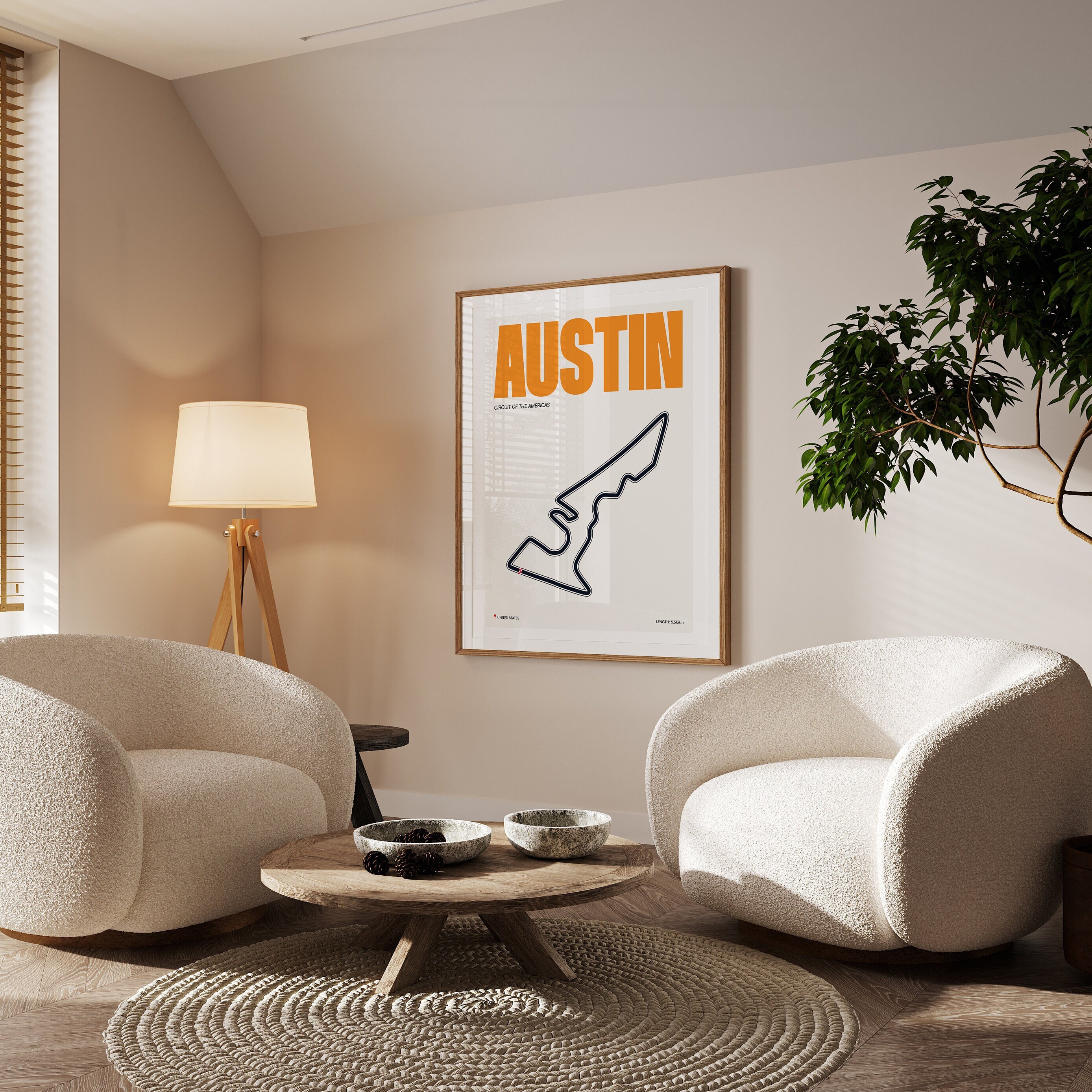 Austin Formula 1 Print | F1 Posters | Digital Download | Minimalist ...