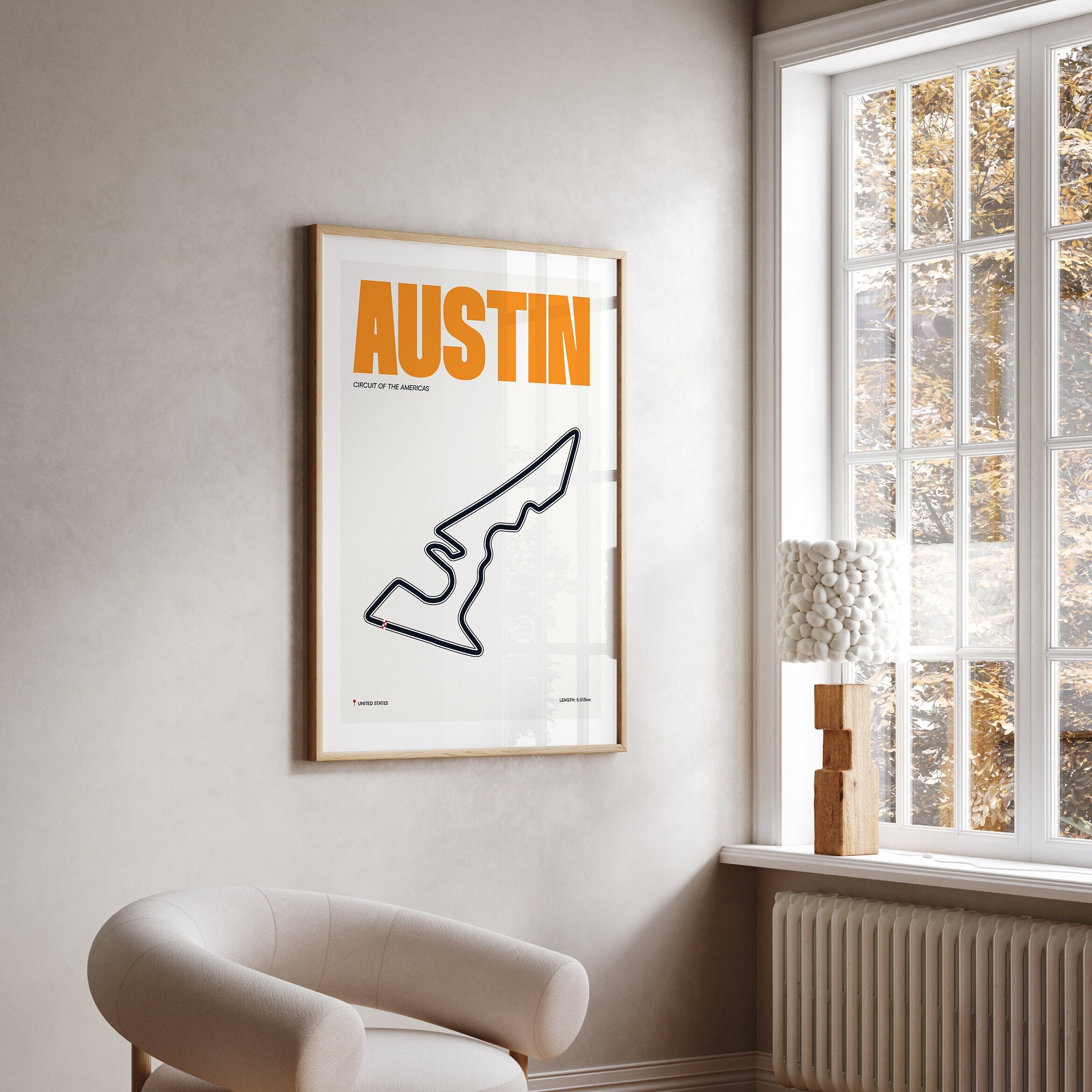 Austin Formula 1 Print | F1 Posters | Digital Download | Minimalist ...