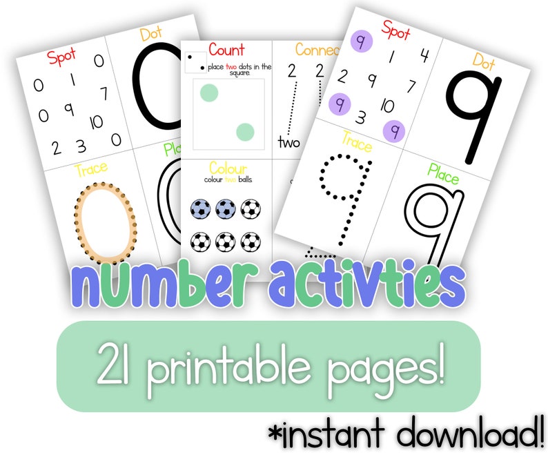 Counting, Number Recognition Fine Motor Skills Learning Resource ...