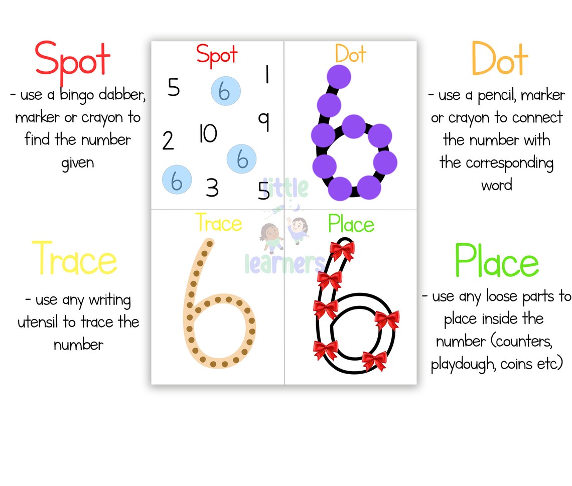 Counting, Number Recognition Fine Motor Skills Learning Resource ...