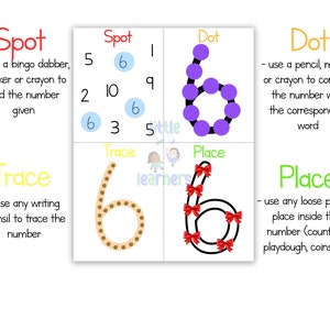 Counting, Number Recognition Fine Motor Skills Learning Resource ...
