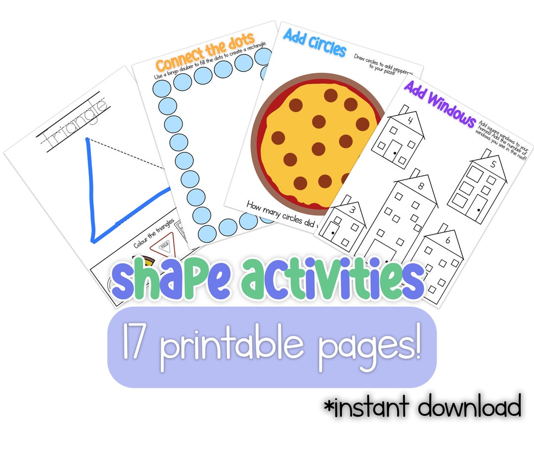 Tracing, Shape Recognition Fine Motor Skills Learning Resource ...