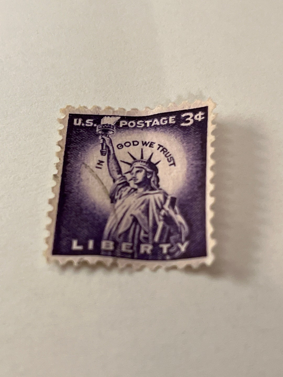 1954 Lady Liberty Unused 3c Stamp - Etsy