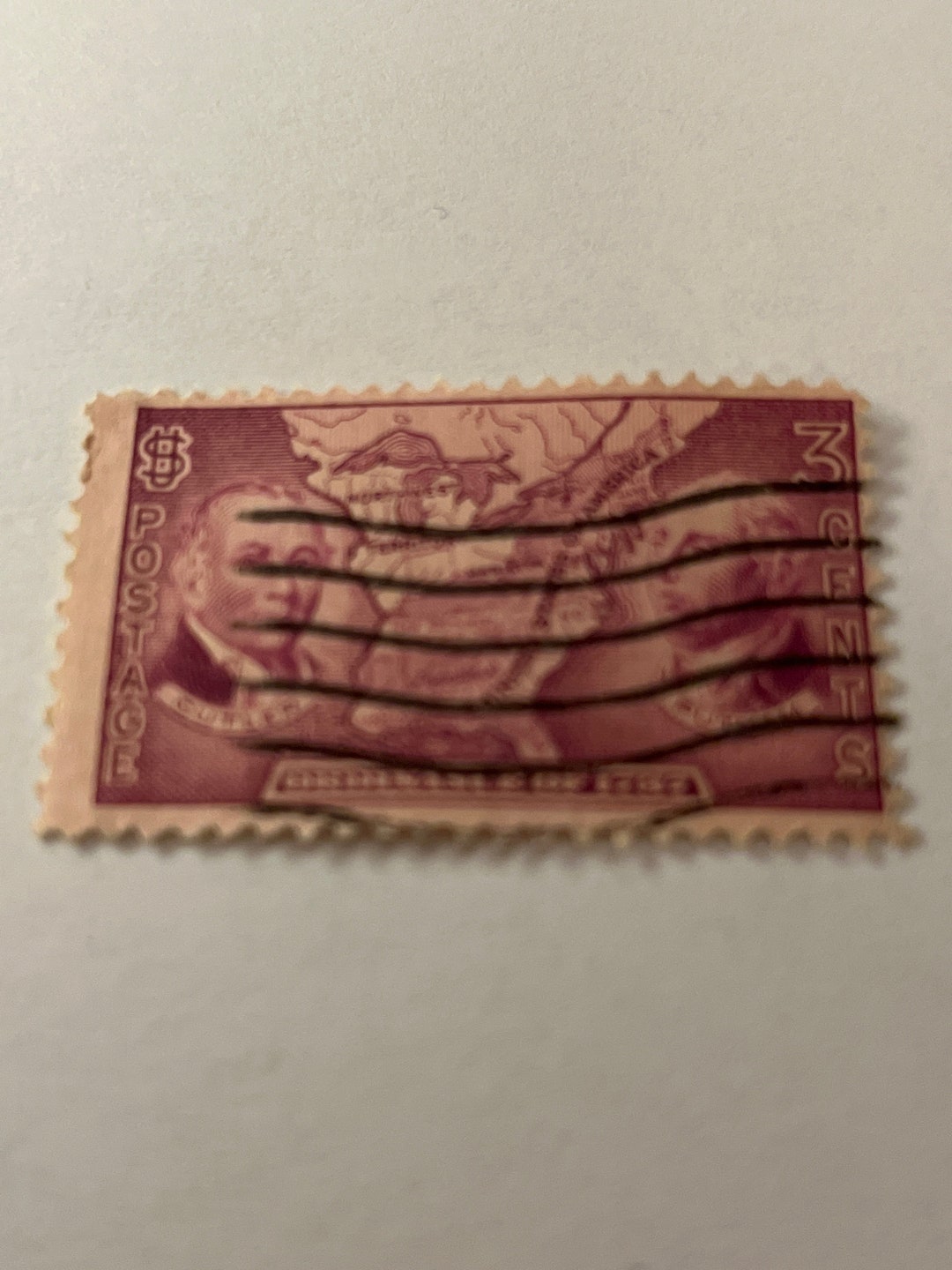 USPS Stamp Cutler, Putnam & Map of NW Territory 3 CENT 1937 - Etsy