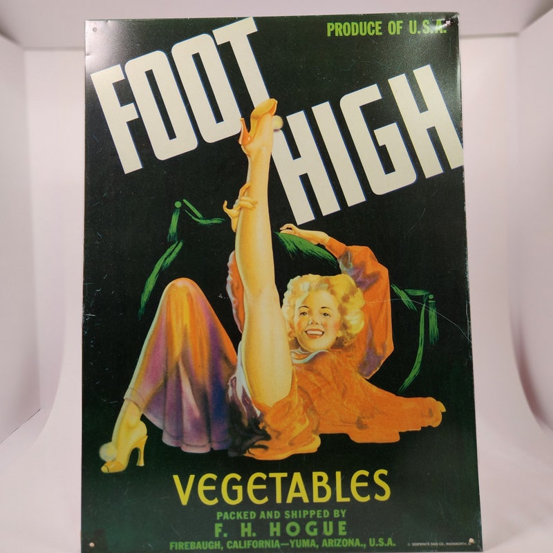 Metal Pinup Signs - Etsy