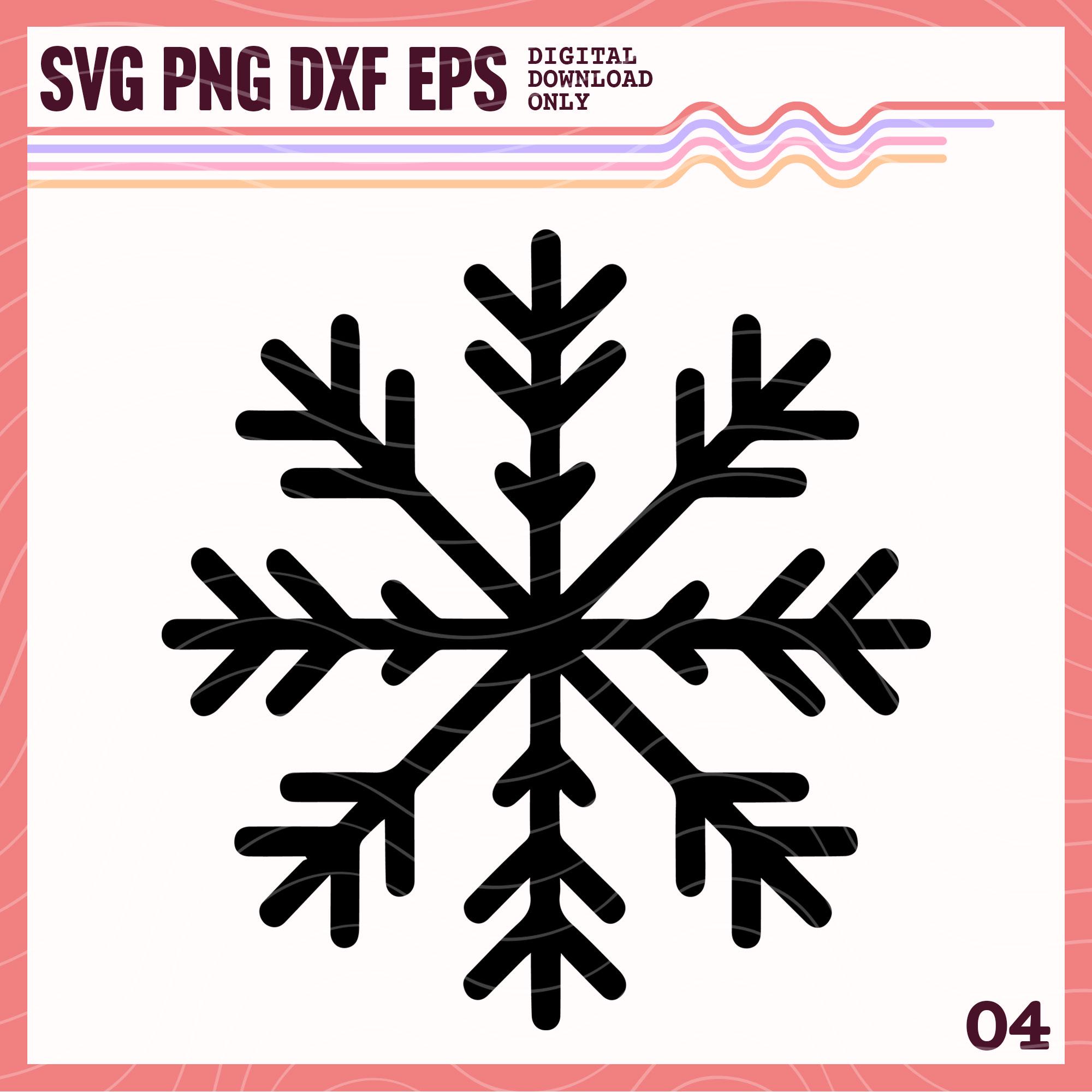 Snow Flakes Bundle SVG PNG DXF, Snow Flakes Vector Image, Snow Flakes ...