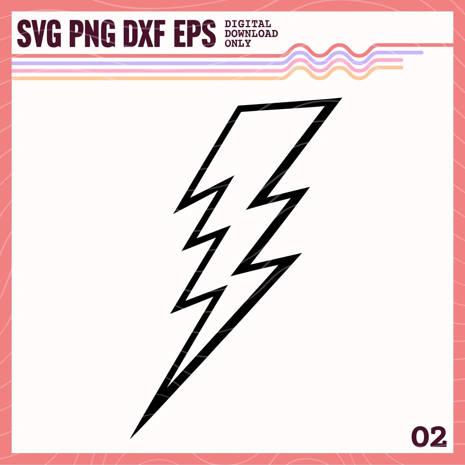 Lightning Bundle SVG PNG, Lightning Set Vector Image, Lightning Clipart ...