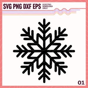 Snow Flakes Bundle SVG PNG DXF, Snow Flakes Vector Image, Snow Flakes ...