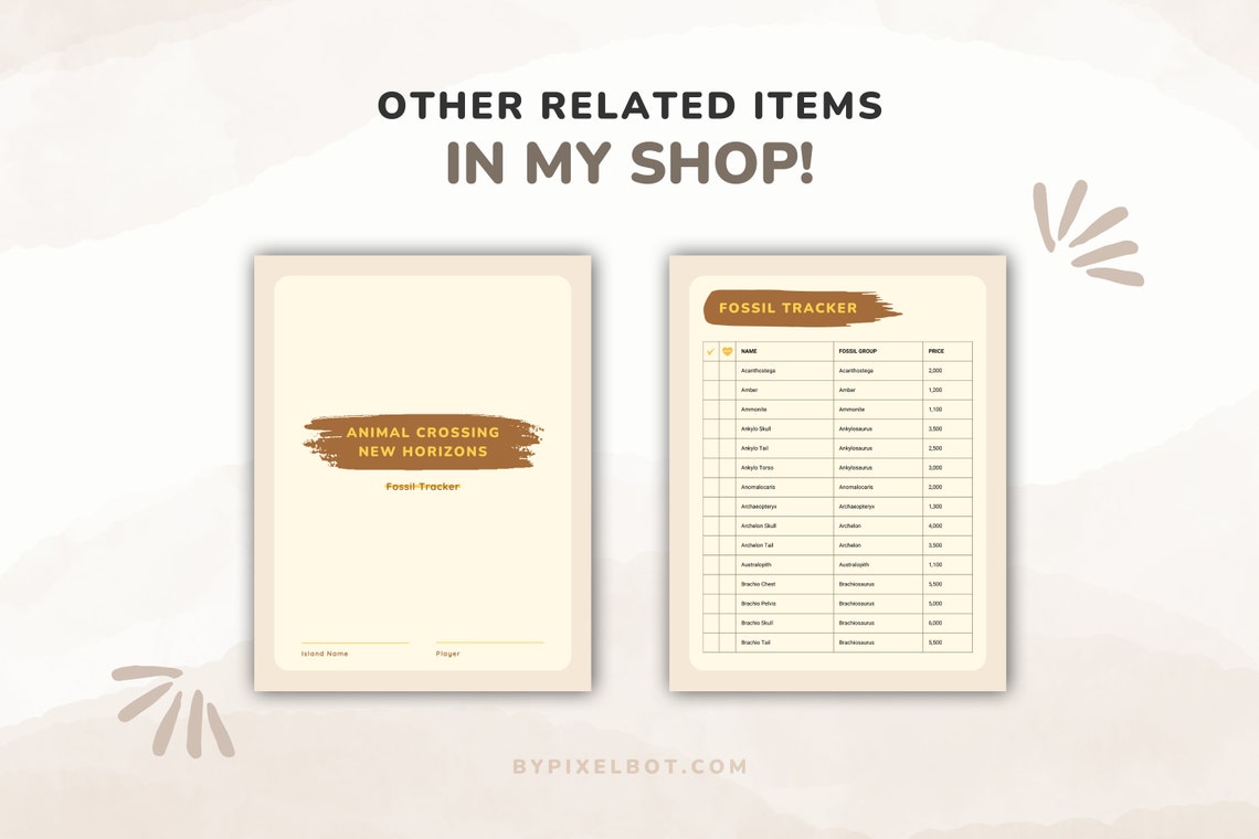 ACNH Bug Checklist Catch Guide Bug Tracker Modern Animal - Etsy