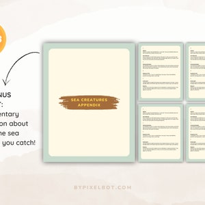 ACNH Sea Creatures Checklist + Catch Guide | Tracker | Modern Animal ...