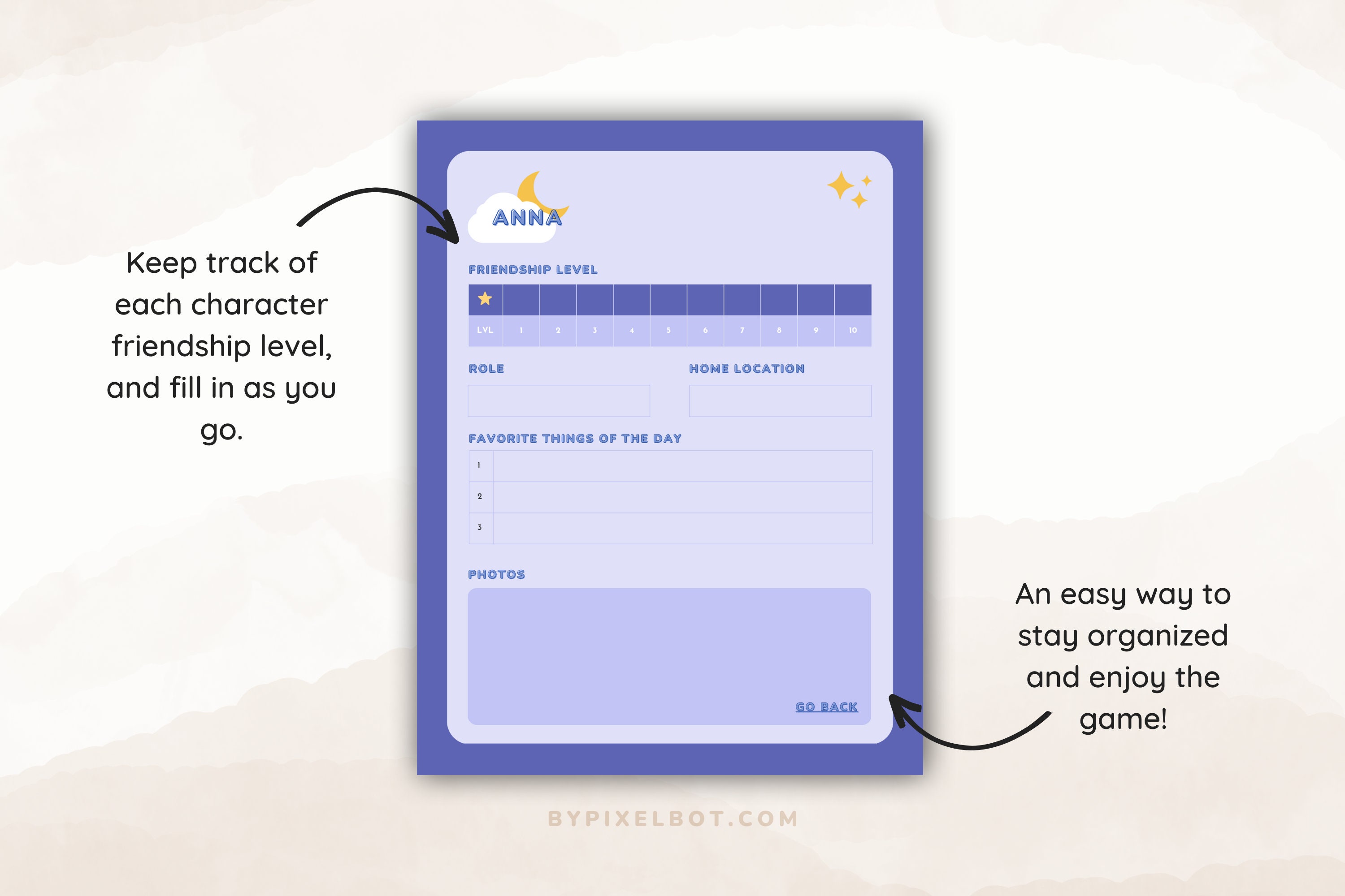 Dreamlight Valley Planner | Character Checklist | Dreamlight Valley ...
