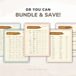 ACNH Sea Creatures Checklist + Catch Guide | Tracker | Modern Animal ...