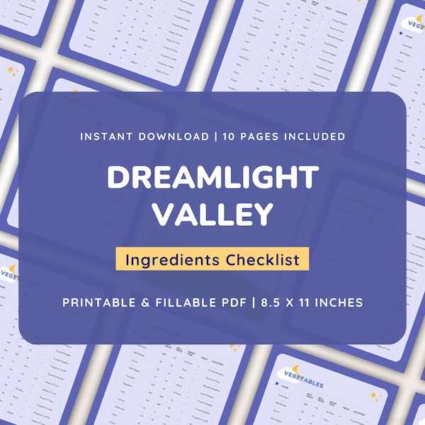 Dreamlight Planner - Etsy