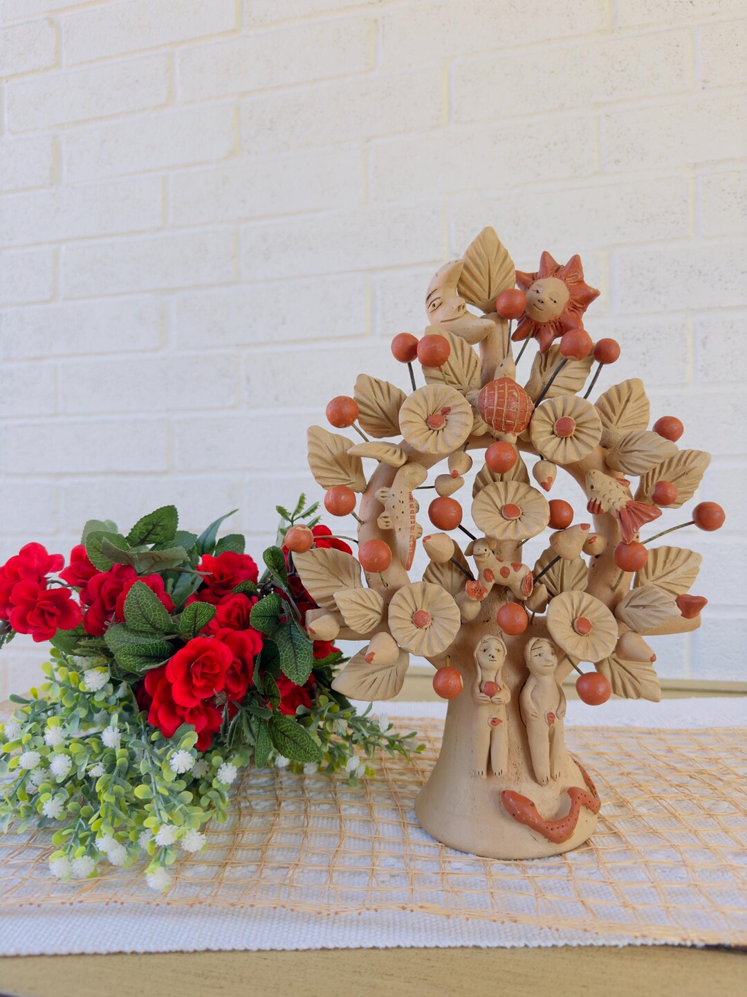 Oaxaca Tree of Life, Filigrana Mexican Clay Tree of Life - Etsy