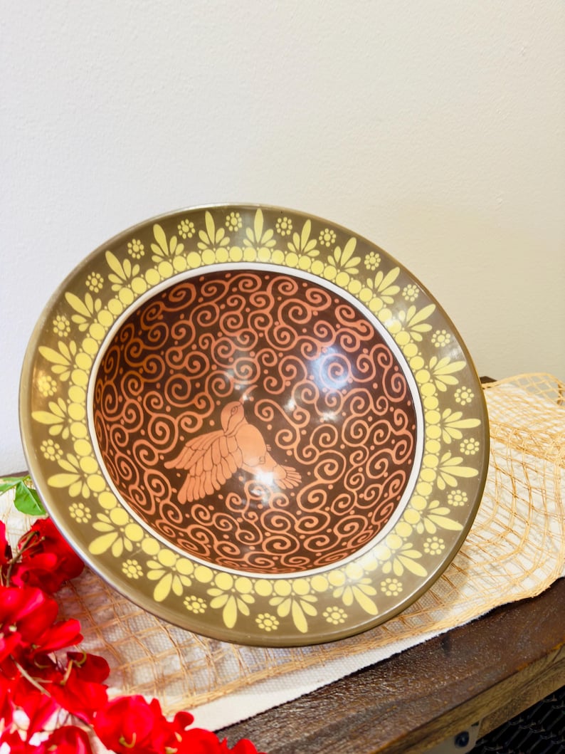 Zinapécuaro Colibrí Ceramic Bowl With Legs From Michoacan - Etsy