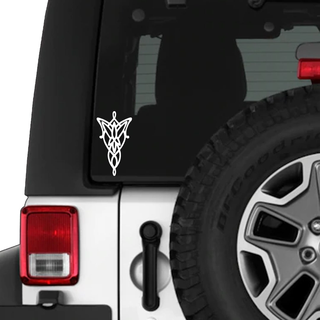 Lord of the Rings Evenstar Car Decal - Etsy