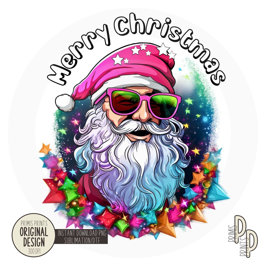 Merry Christmas Hippy, Retro, Boogie, Santa, Transparent PNG, Clipart ...