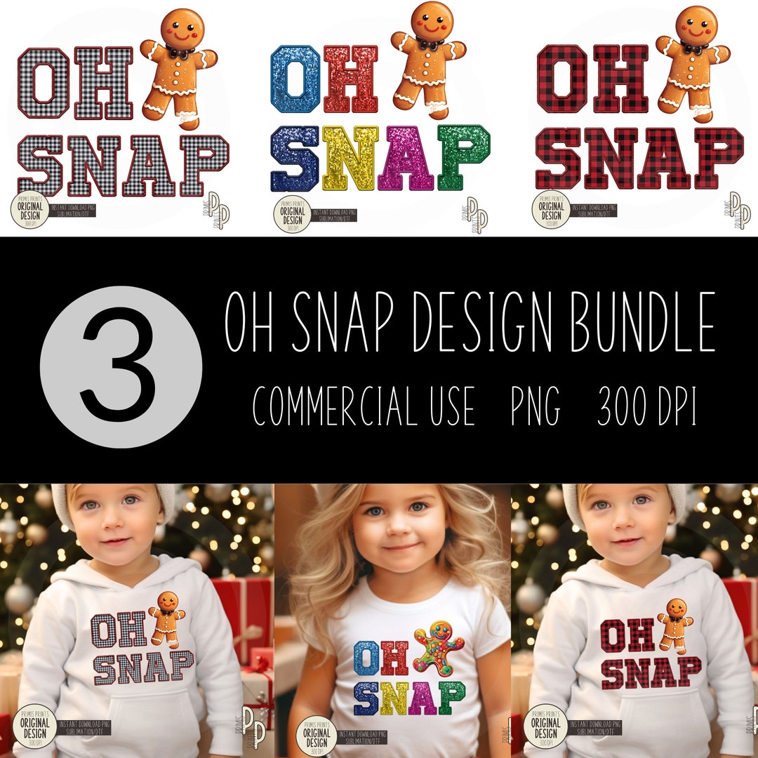 Oh Snap Gingerbread Man, Commercial Use, Bundle, Transparent PNG ...