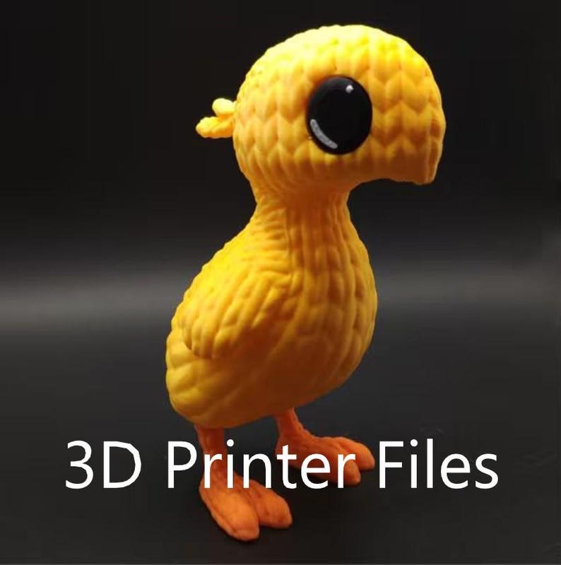 Baby Chocobo 3D Printing Files | NOT PHYSICAL ITEM | - Etsy