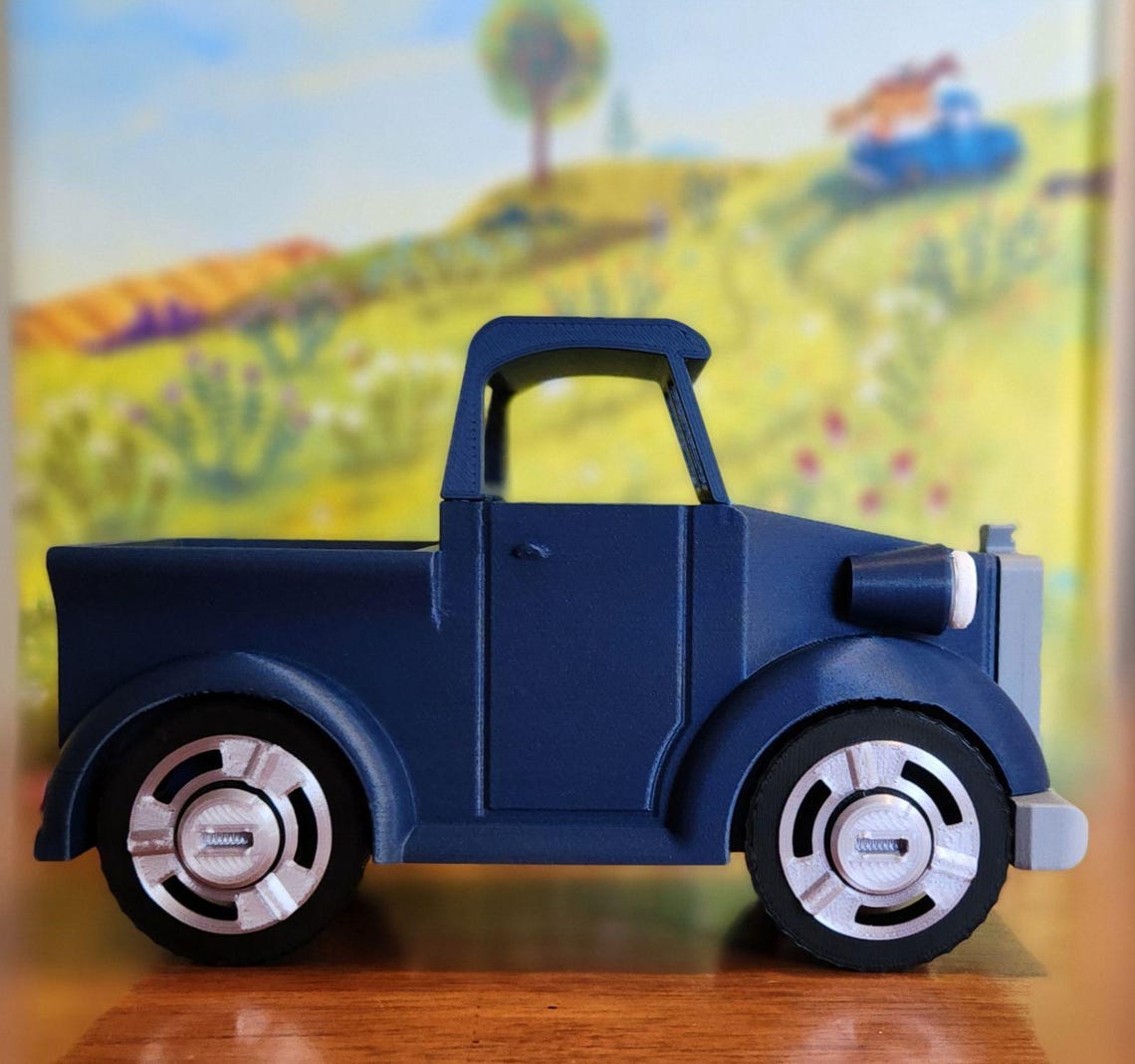 Little Blue Truck Toy - Etsy