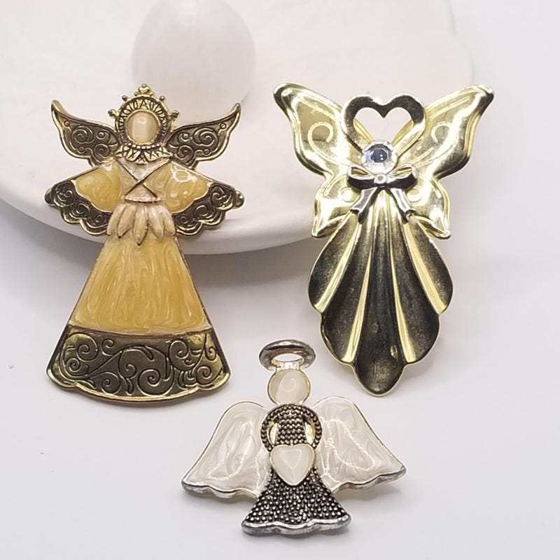 Jane Angel Brooch - Etsy