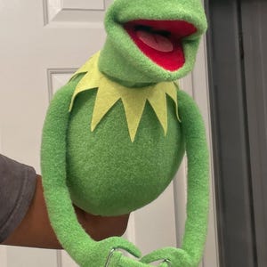 Kermit the Frog Puppet Replica, Hand Built, Arm Rods Included, MADE TO ...