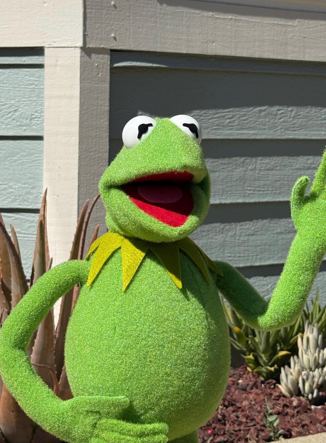 Kermit the Frog Puppet Replica, Hand Built, Arm Rods Included, MADE TO ...