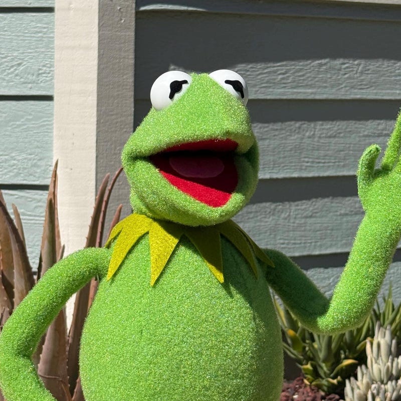 Kermit Puppet - Etsy