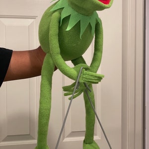 Kermit the Frog Puppet Replica, Hand Built, Arm Rods Included, MADE TO ...