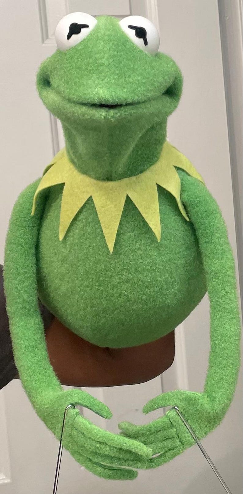 Kermit the Frog Puppet Replica, Hand Built, Arm Rods Included, MADE TO ...